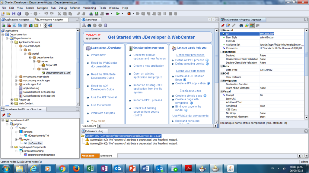 Oracle Oaf Adf Como Construir Una App Jdeveloper Ebs R12 Java Ee
